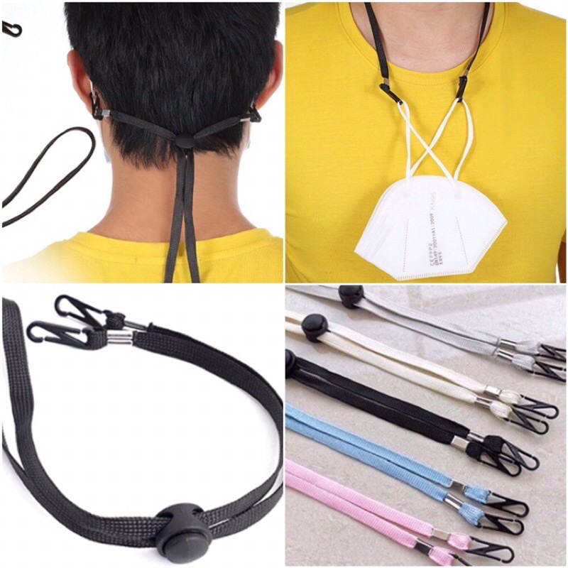 Mask Hanging Rope Face Mask Lanyard Mask Holder Adjustable Traceless ...