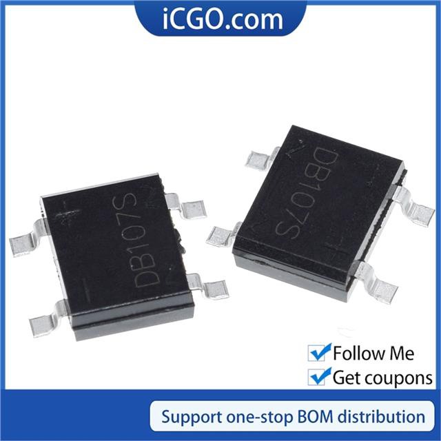 20PCS SMD DB107 DB107S 1A 1000V Single Phases Diode Rectifier Bridge ...