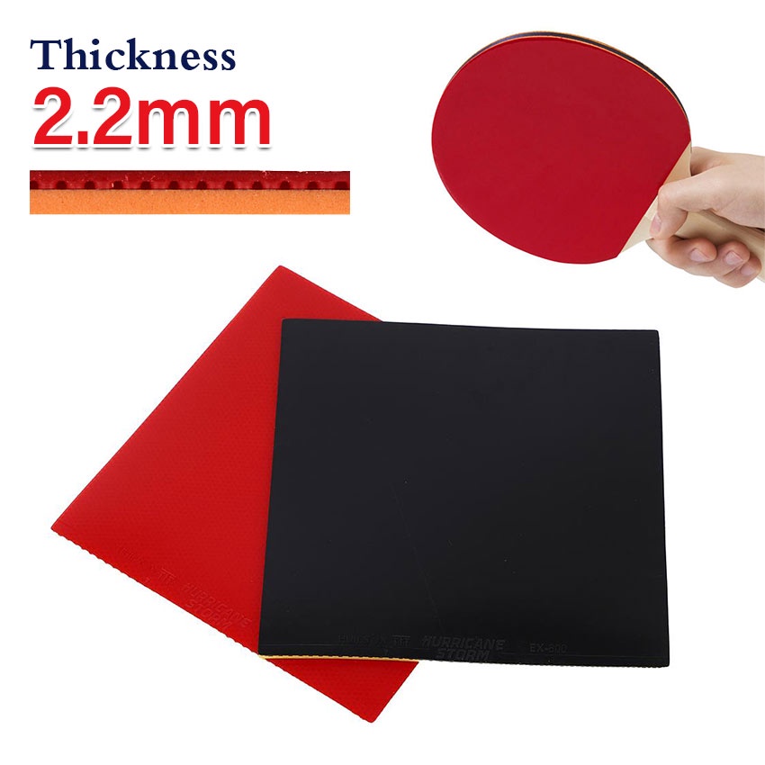 2.2mm Semi Sticky Table Tennis Rubber Fast Attack sports sponge Reverse ...