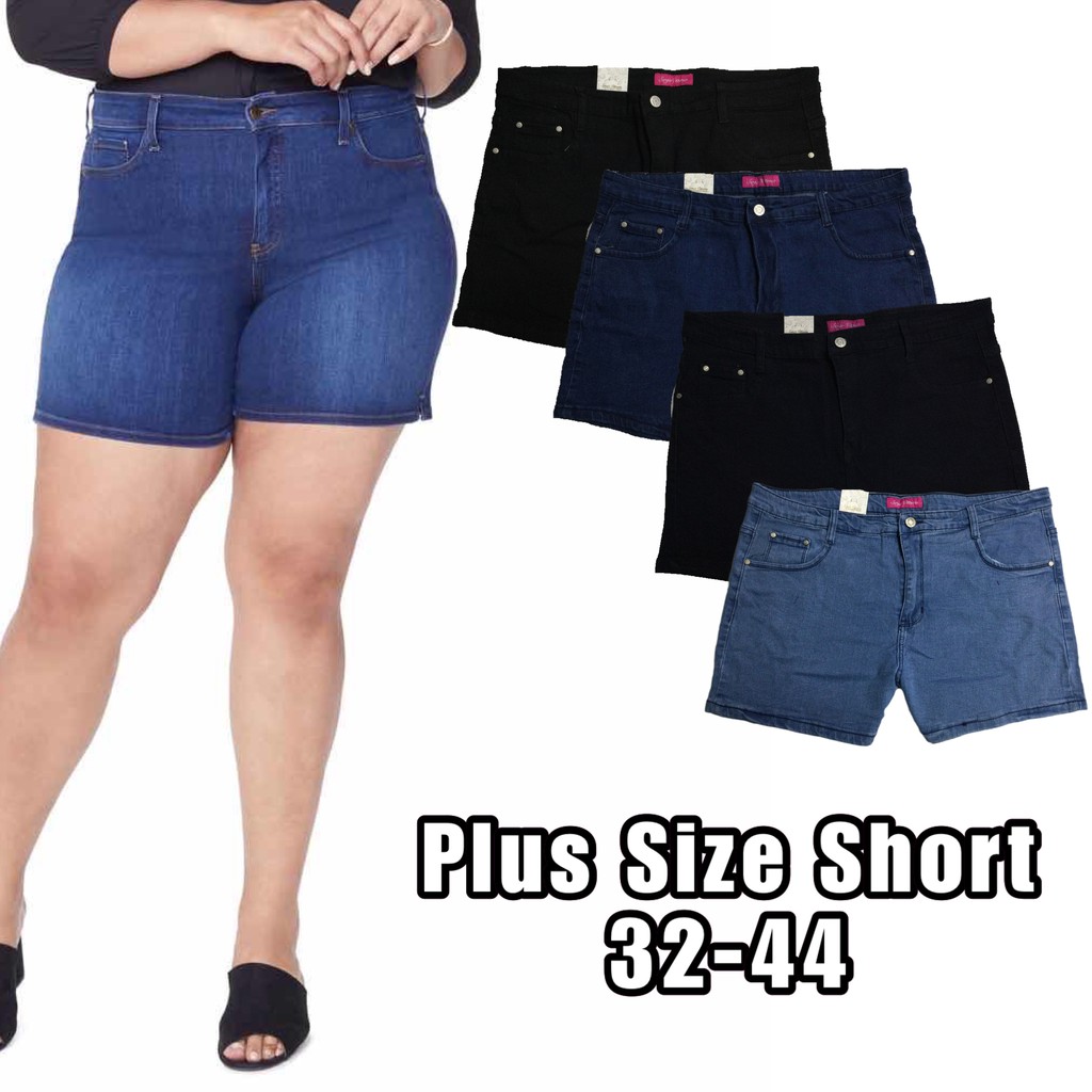 Plus size Denim Short size 30-44 Stretchable Shorts | Shopee Philippines