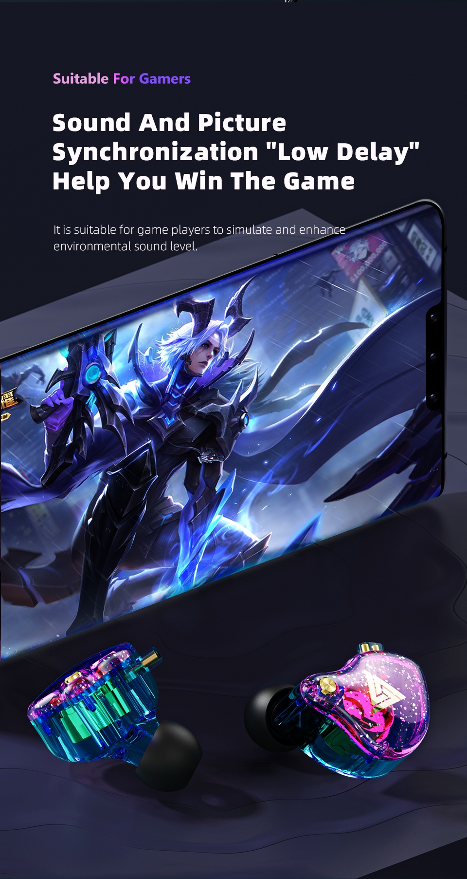 Qkz Ak6 Pro 1dd Dynamic Earphones Hi-Fi Bass Earphone Sport Noise ...