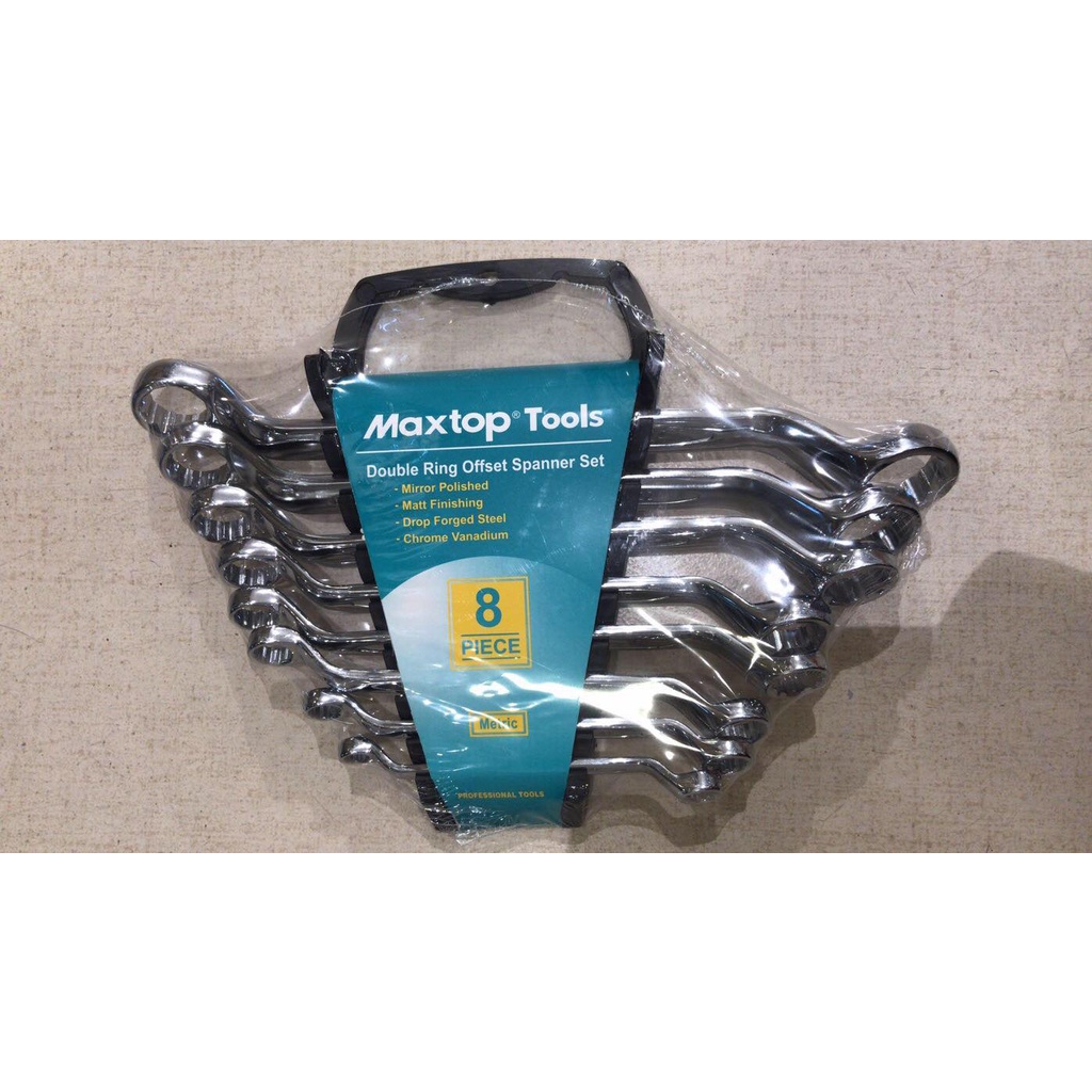 8pcs Maxtop tools combination and double ring offset spanner Set(Big ...