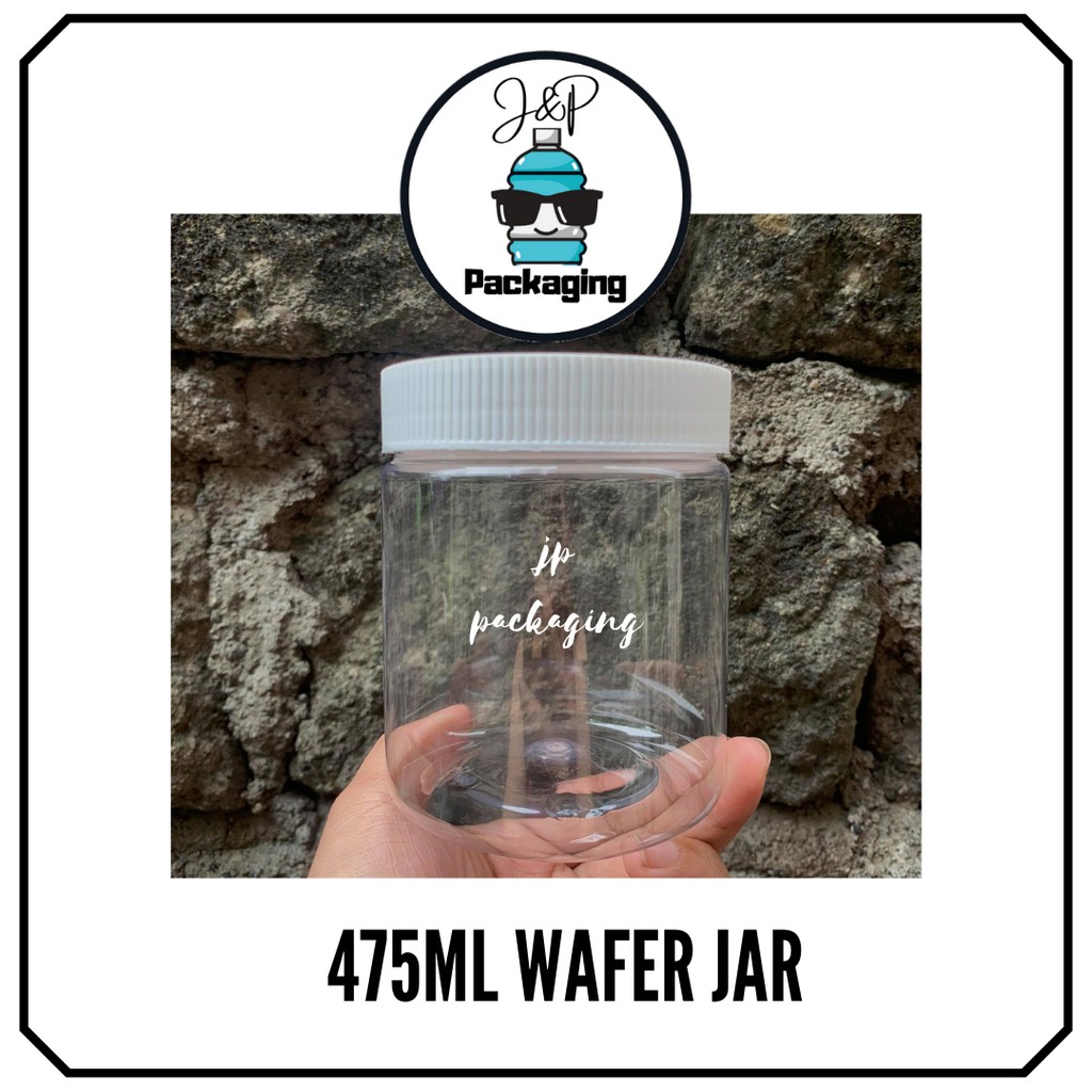 Bundle : 50 pcs 475ml Wafer Jar | Shopee Philippines