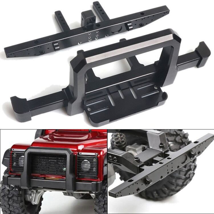 Classic Metal Front Rear Bumper for 1/10 RC Crawler Traxxas TRX4 ...