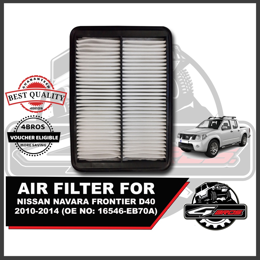 Excellabs Air Filter for Nissan Navara Frontier D40 2010 to 2014 ...