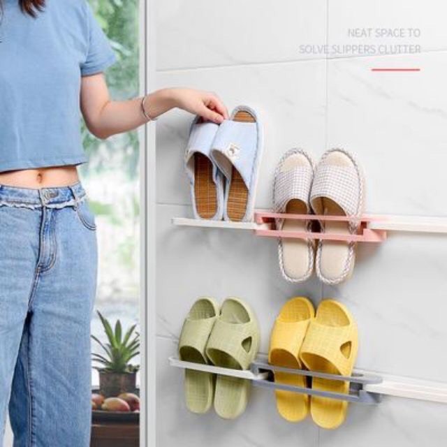 Slipper hanging rack foldable trio GK) | Shopee Philippines