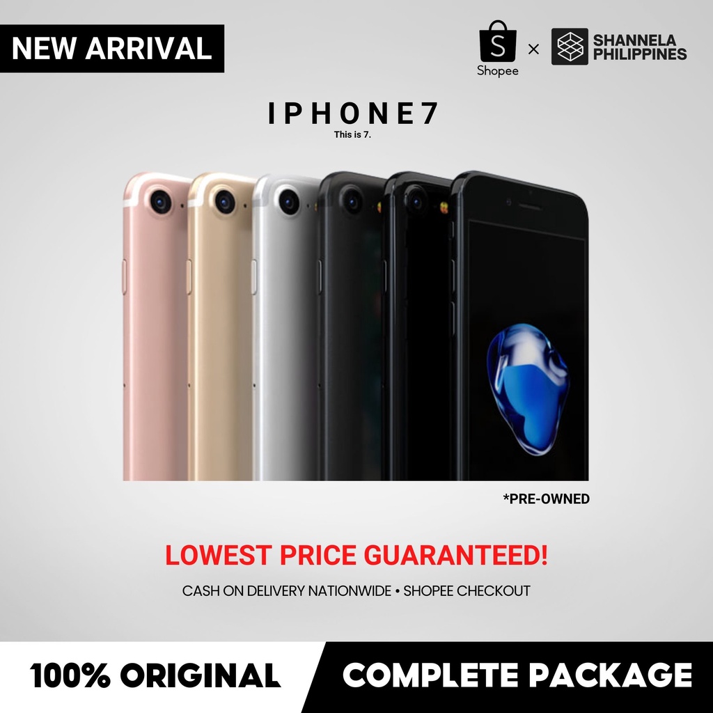 PHONE 7 32GB 128GB ORIGINAL PRE-OWNED FACTORY UNLOCKED OPENLINE TO ALL ...
