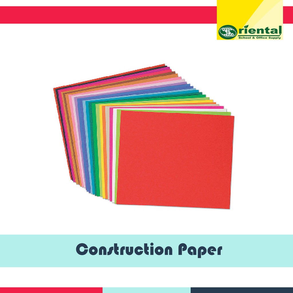 Construction Paper Assorted Colors in a pack - 250 sheets - 9 x12 ...