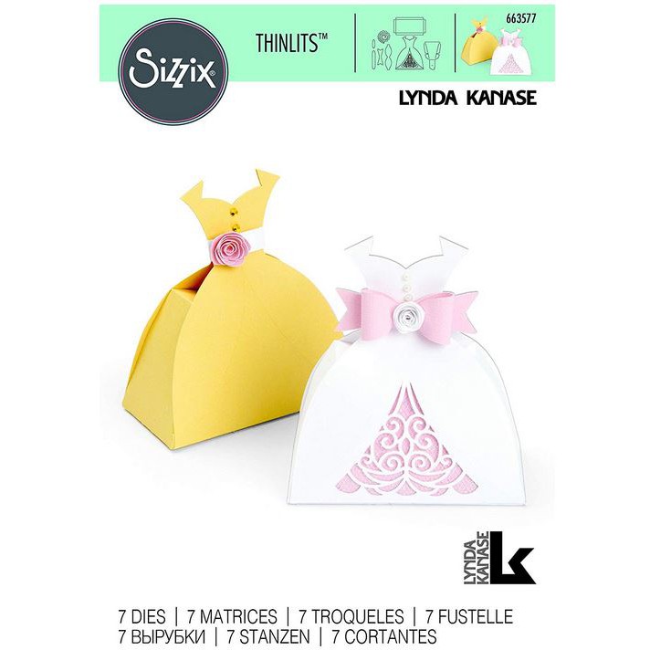 Sizzix Thinlits Die Set - Dress Box | Shopee Philippines