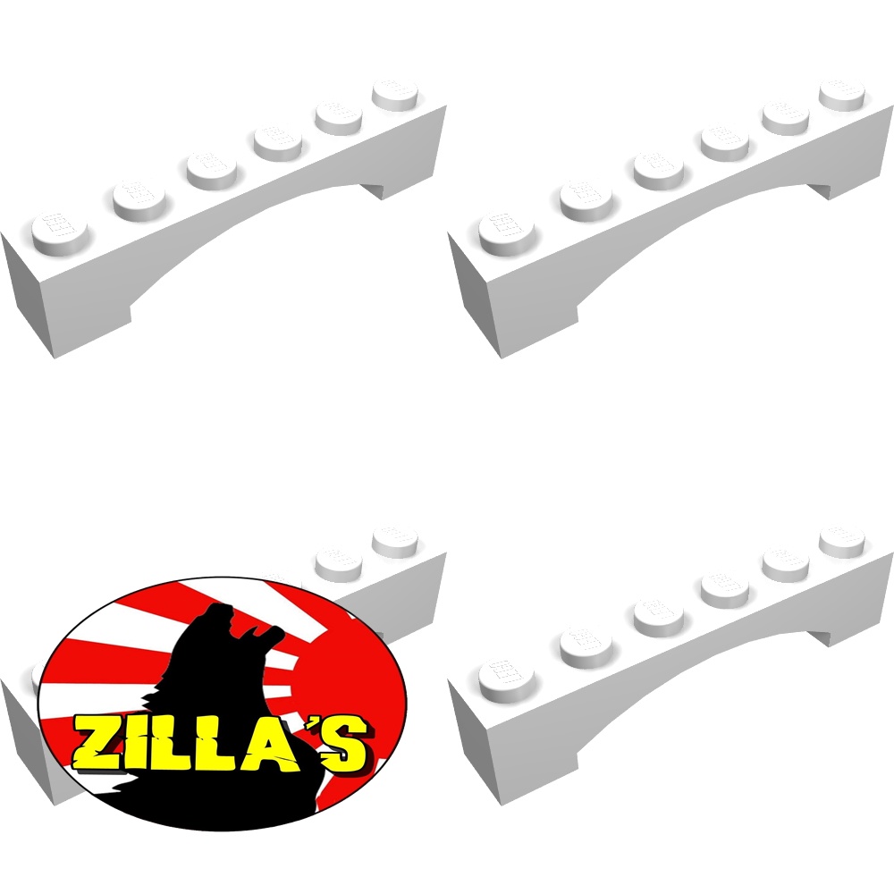 LEGO Arch 1 x 6 Raised Arch Item No: 92950 (WHITE) | Shopee Philippines