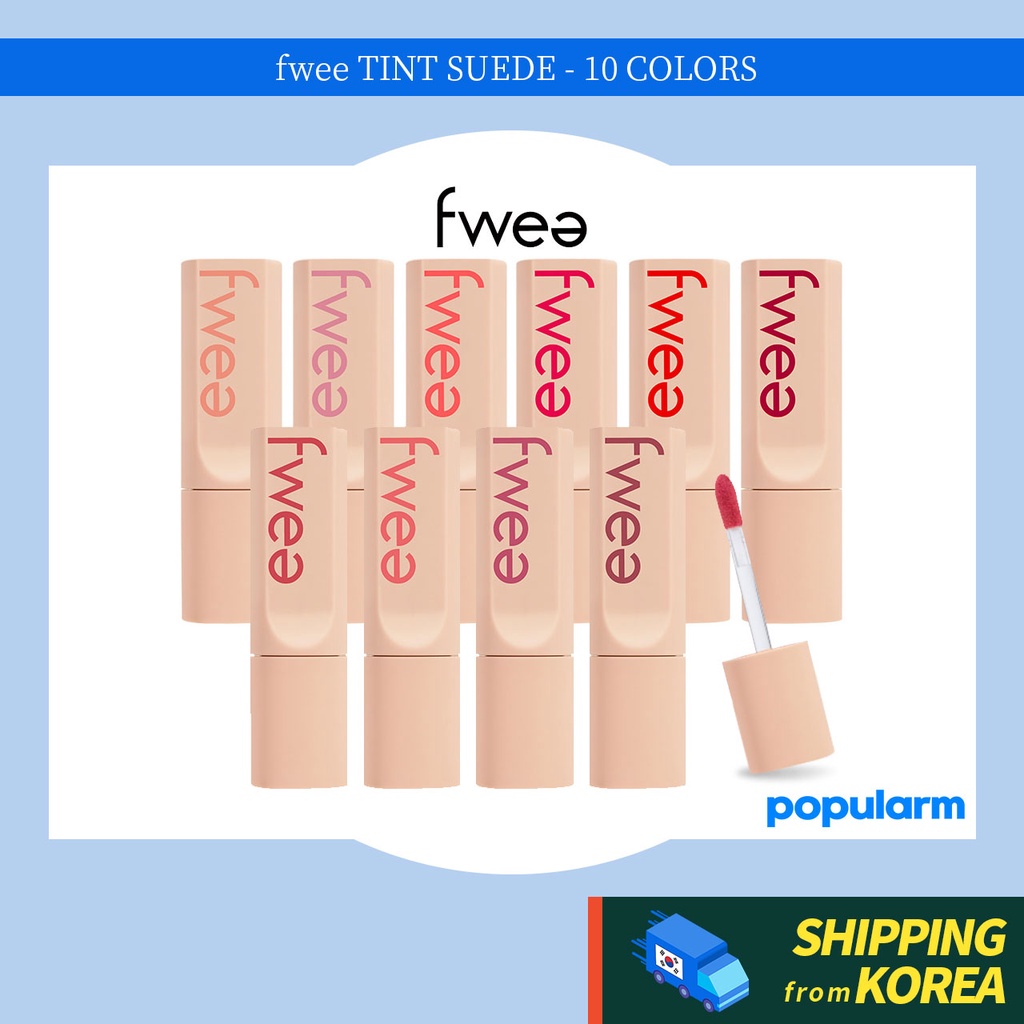 FWEE TINT SUEDE 5g - 10 COLORS velvet tint launching collection ...