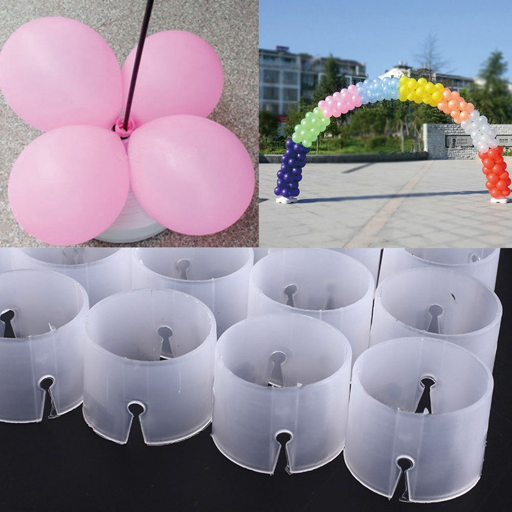 10Pcs Balloon Wedding Party Decor Arch Stand Connectors Clip Ring ...