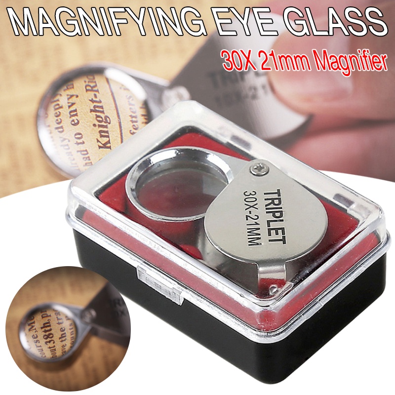 [Spot] Pocket Lens 30X 21mm Loupe Magnifying Eye Glass Magnifier ...