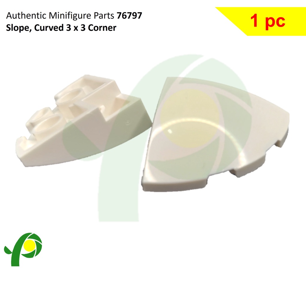 LEGO Parts 76797 Slope Curved 3x3 Corner | Shopee Philippines