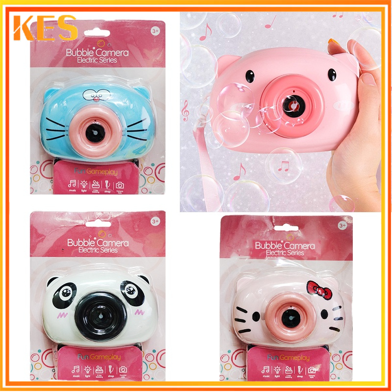 Kids Camera Bubble Machine Electronic Toys Cute little pig bubble ...