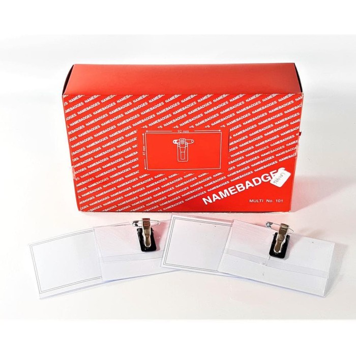 Name Tag Clip/Small Plastic Name Tag | Shopee Philippines