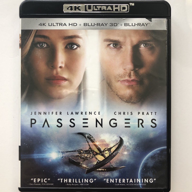 Passengers 4K Ultra HD Blu-ray Movie | Shopee Philippines
