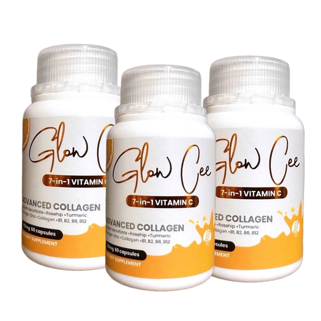Glow Cee Advanced Collagen for Hair, Skin, and Nails 7in1 Vitamin C ...