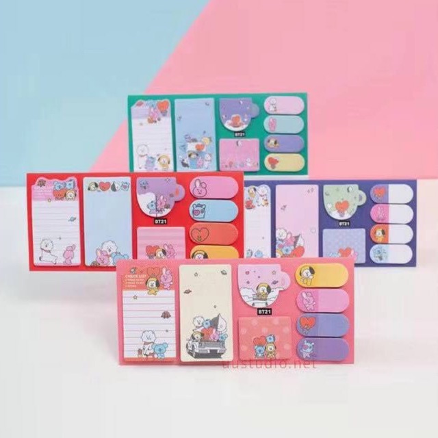 Bt21 BTS Sticky Notes | Shopee Philippines