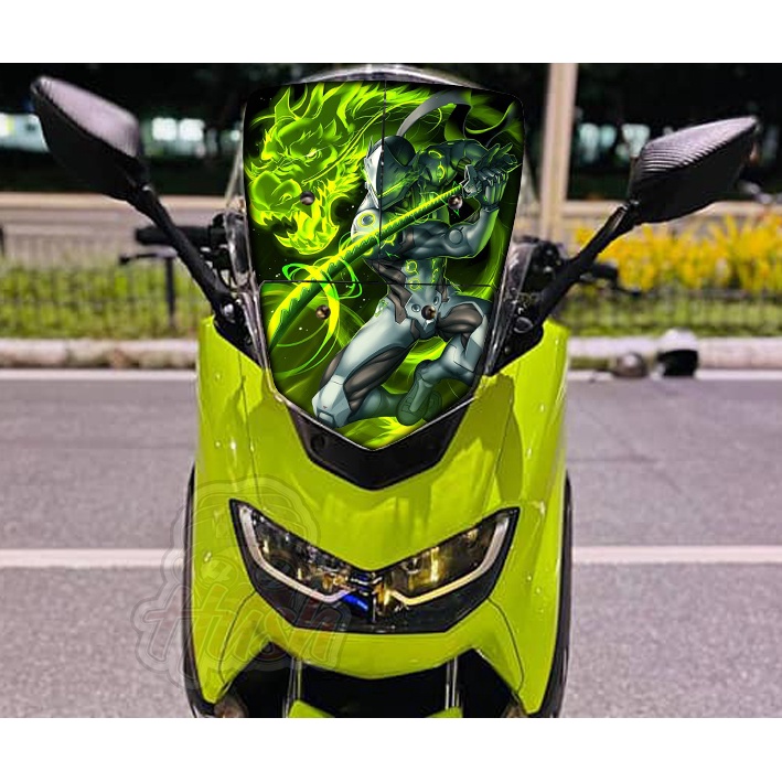 nmax visor sticker version 2 with free 2 stickers | Shopee Philippines