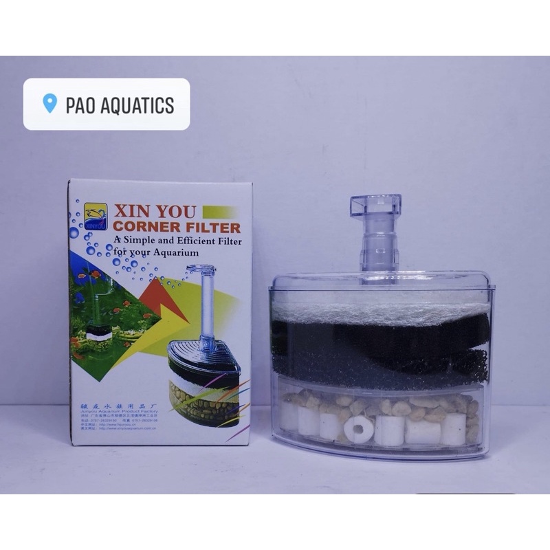 Aquarium Corner Filter Xinyou Double layer XY-2010 Single layer XY-2008 ...