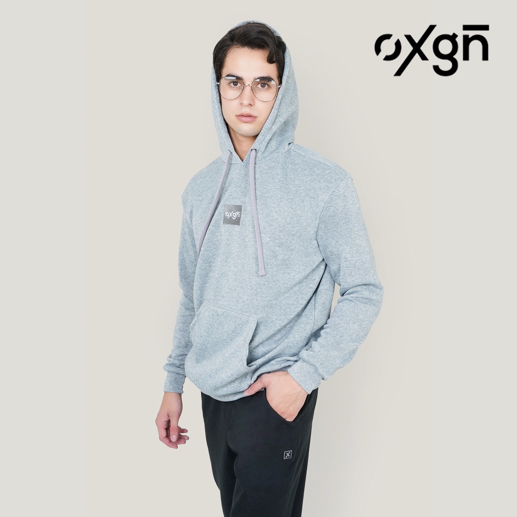 OXGN Generations Hoodie With Embroidery For Men (Black/Pink Skies/Dark ...