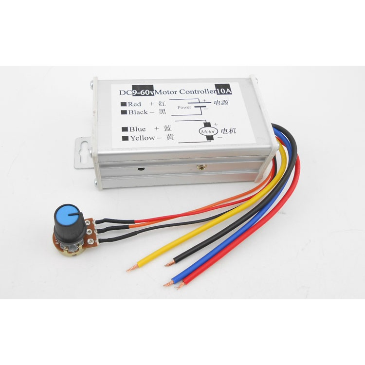50PCS/LOT 9V-60V 10A DC Motor Speed Regulator Pulse Width Modulator PWM ...
