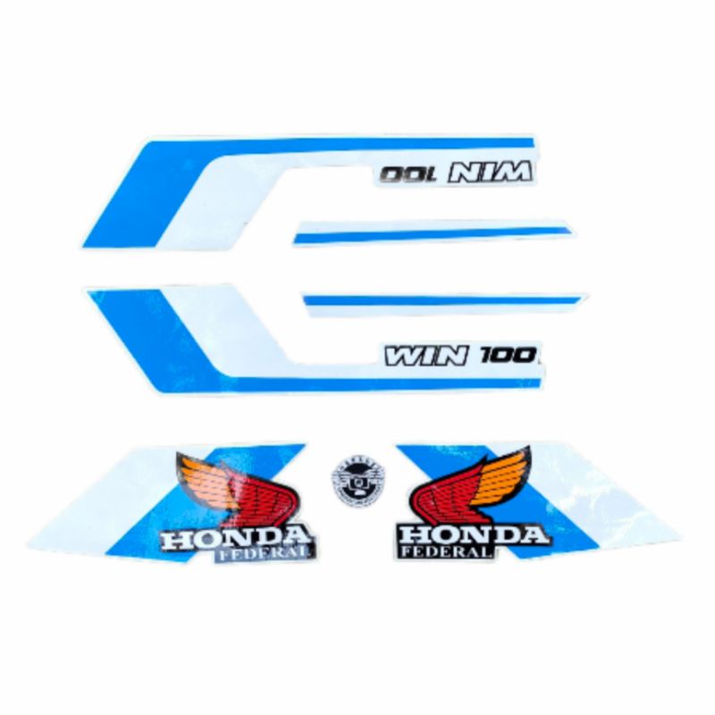 Honda Win Federal Custom Trim Sticker Striping | Shopee Philippines