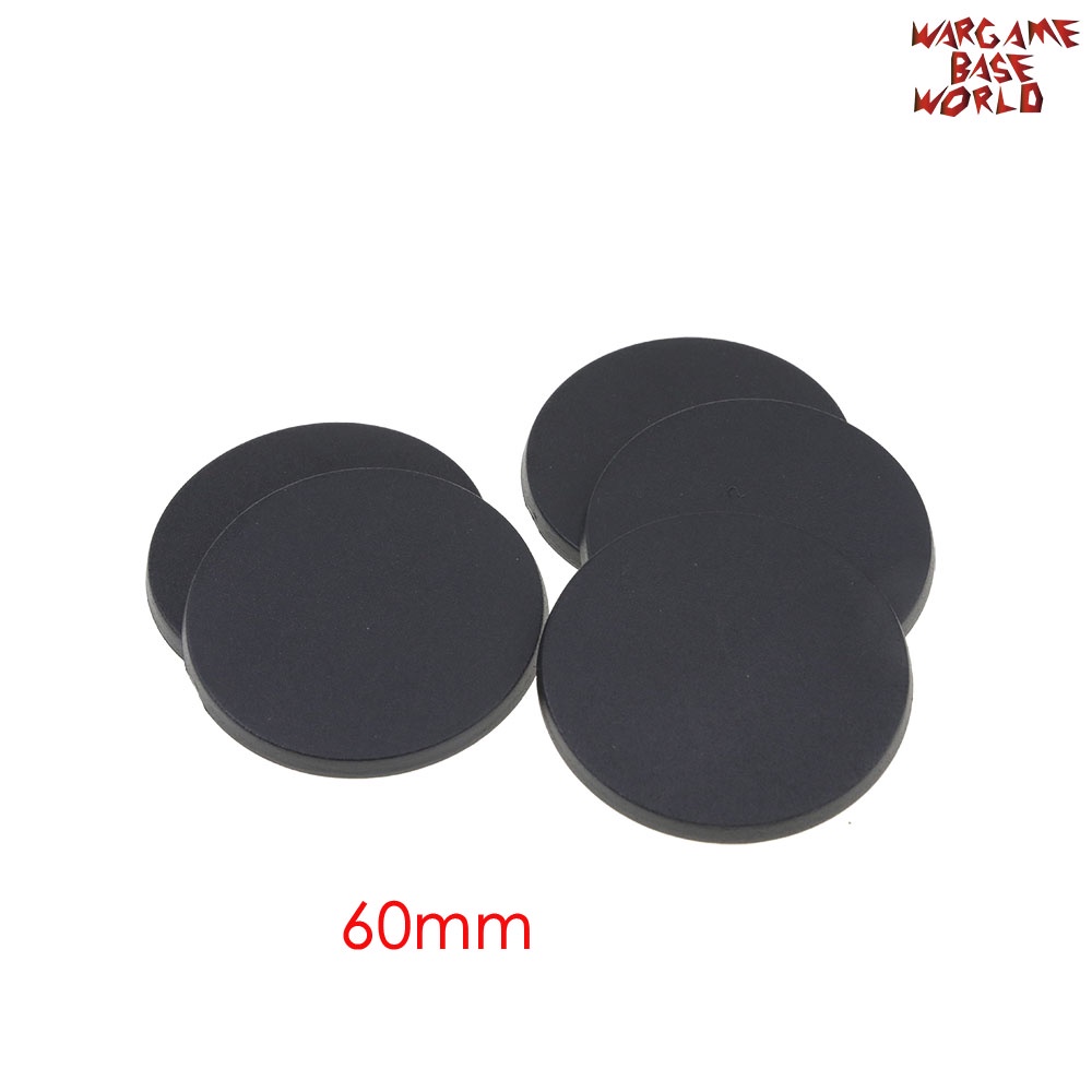 40k Warhammer 60mm Round Base 60mm Plastic Bases | Shopee Philippines