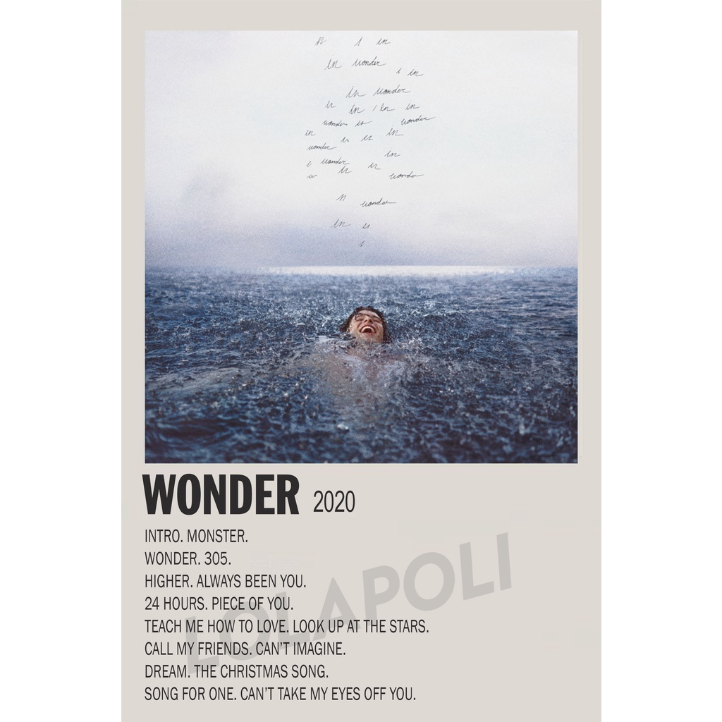 Wonder Album Cover Poster - Shawn Mendes | Shopee Philippines