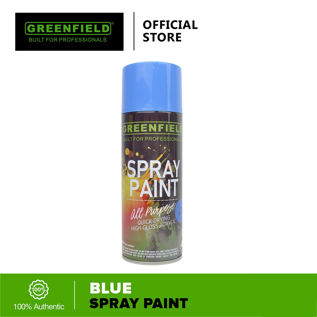 Greenfield Spray Paint Blue | Shopee Philippines