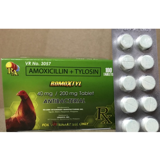 10 PCS ROMOXTYL 40MG - ANTIBACTERIAL(Sold by 10's) | Shopee Philippines