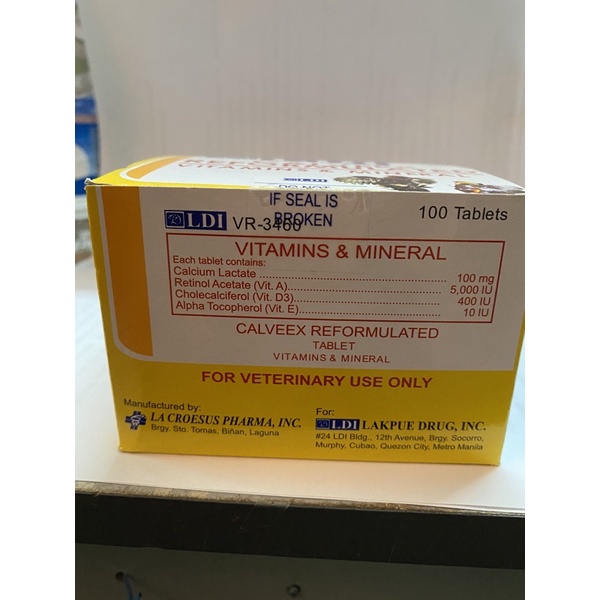 BOX-CALVEX vitamins &minerals for gamefowl | Shopee Philippines