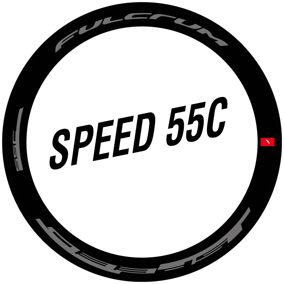 Speed 55c Racing Speed Road Bike Carbon Wheel Decal 40mm Two Wheel ...