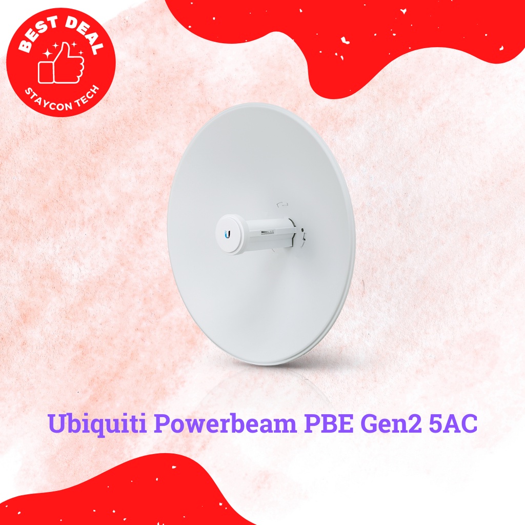 PBE Gen2 5AC - PowerBeam AC Ubiquiti 25dBi 5GHz | Shopee Philippines