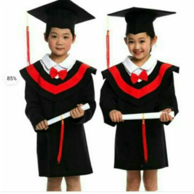 Graduation (toga) unisex kids costume | Shopee Philippines