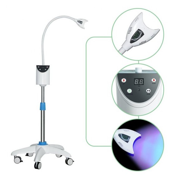 Dental Mobile LED Cold Bleaching Teeth Whitening Blue Light Lamp Teeth ...