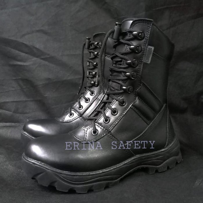 Pdl Shoes Fall TNI POLRI 2021 Original Leather CAANGGO 8 Inch | Shopee ...