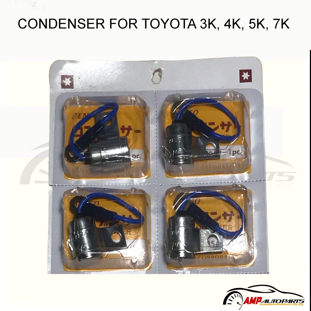 Denso CONDENSER FOR TOYOTA 3K, 4K, 5K, 7K Owner Jeep 5K Liteace 7K ...