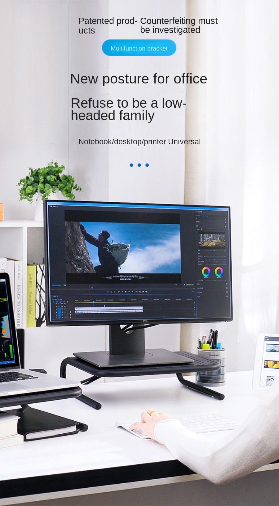 Desktop and Notebook Computer Screen Portable Keyboard Monitor Gaming ...