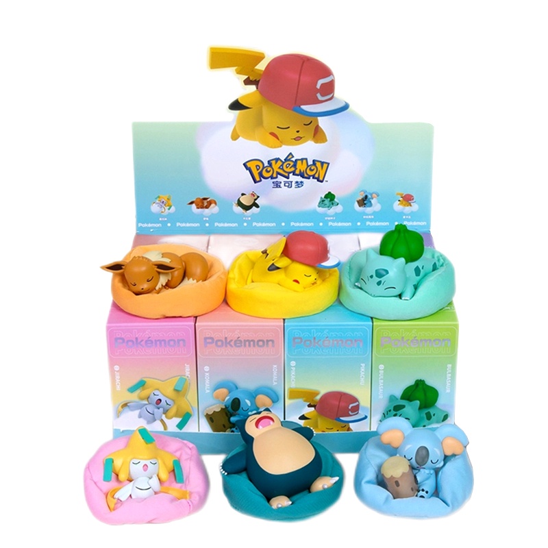 Pokemon Anime Figure Original Genuine Starry Dream Series Pikachu Eevee ...