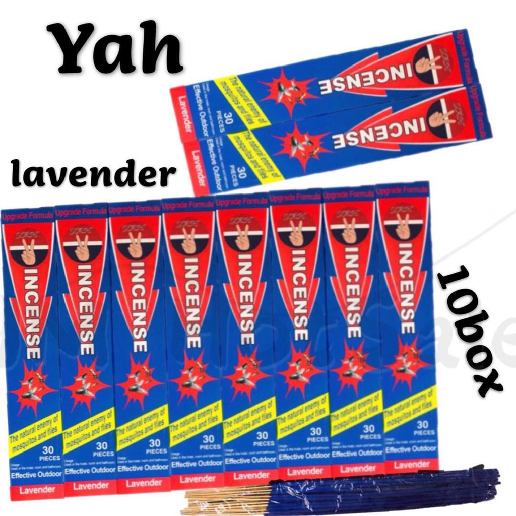 10Box or 150Sticks Original YAH Incense Mosquito incense kills ...