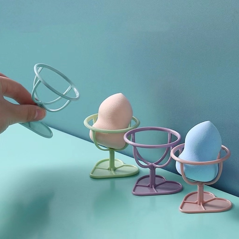 Make up puff sponge blender puff holder rack display for vanity desk ...