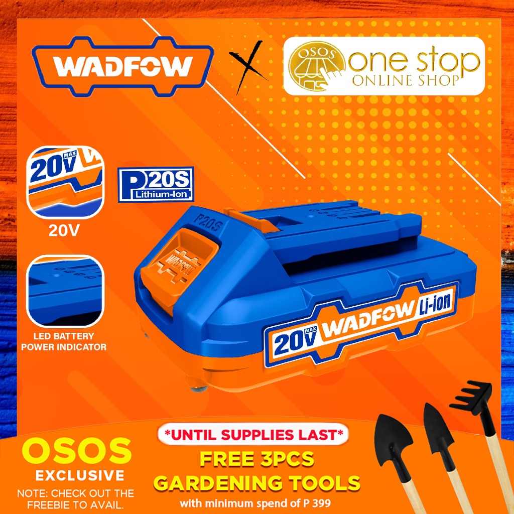 WADFOW Tools Original WLBP515 P20S/20V Lithium-Ion Battery Pack for ...