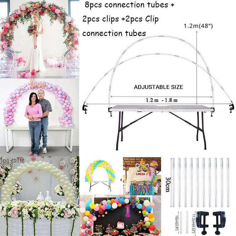 DIY Balloon Arch Kit Balloons Column Stand with Frame Base Pole Ballons ...