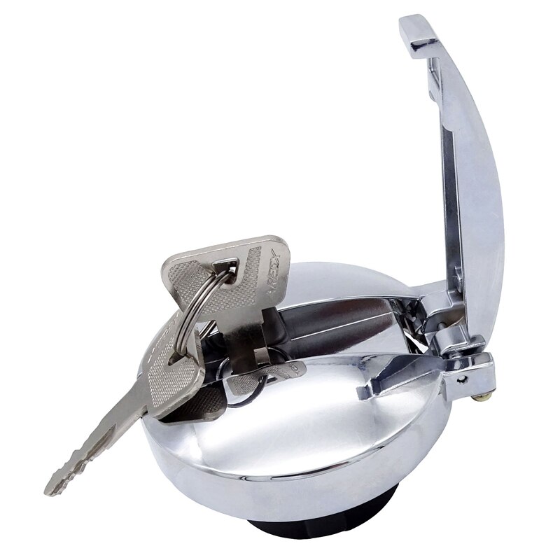 Vintage Motorcycle Custom Fuel Tank Oil Tank Cap with 2 Keys Classic ...