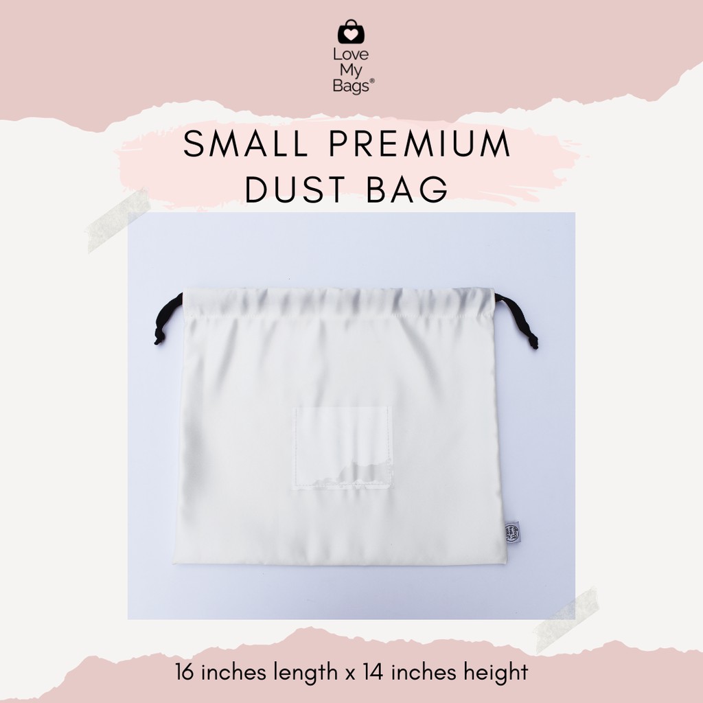 Love My Bags Premium Dust Bag Small for bag storage travel closet thick ...