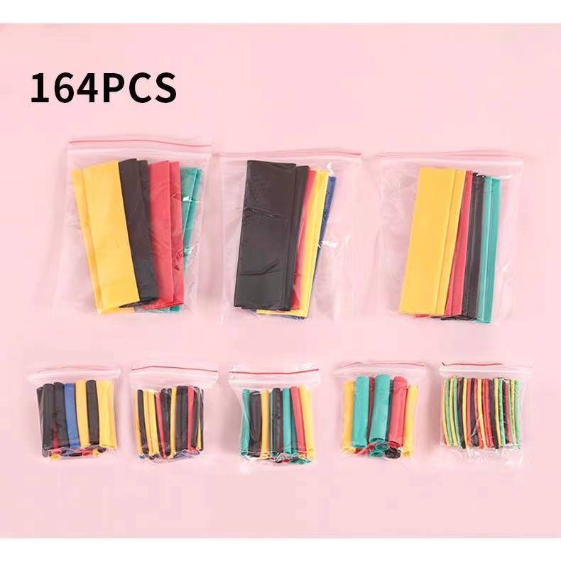 530pcs Polyolefin Heat Shrink Tube Wrap Wire Cable Insulated Sleeving ...