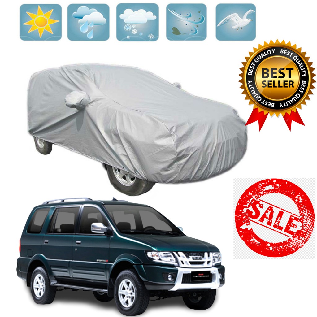 NYLON CAR COVER FOR ISUZU CROSSWIND FREE CHAMOIS TOWEL EASY TO FOLD ...