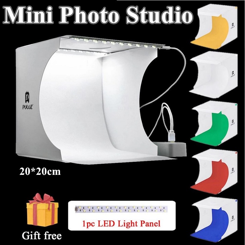 20CM*20CM Mini Folding Studio Diffuse Soft Box Lightbox Background ...